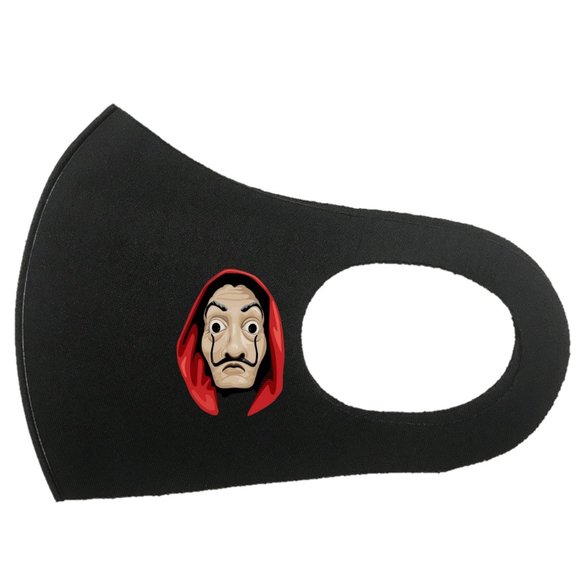 Handmade | Accessories | Money Heist Face Mask Washable Reusable Fabric ...